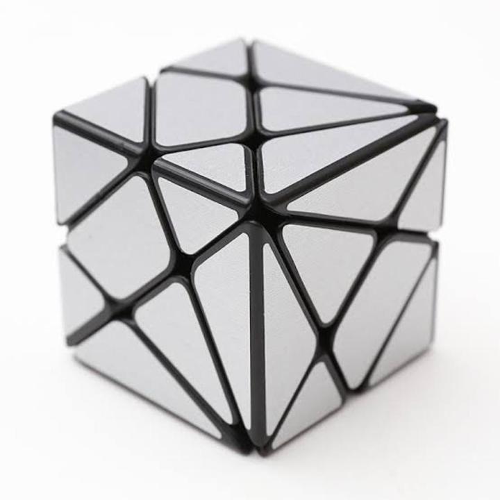 Axis Mirror Rubik Cube Ultrasmooth Speed Cube Stress Relief Toy Silver ...
