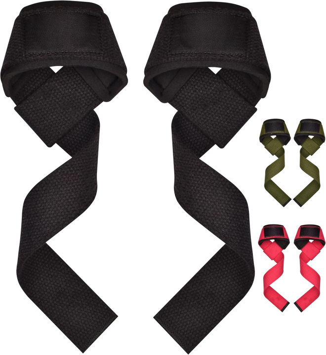 Weightlifting Straps with Neoprene Padding for Enhanced Grip & Support ...