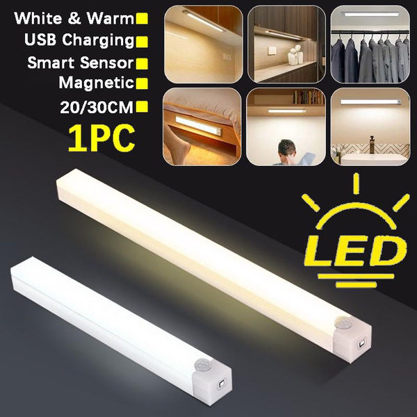 Portable Wireless PIR Motion Sensor Light for Closet Cabinet Wardrobe ...