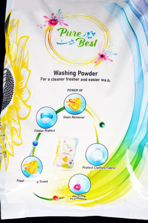 Pure Best Powder 1 kg-Detergent Washing Powder | Daraz.pk