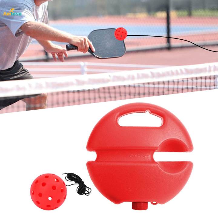Pickleball Trainer with 40 Holes Pickleball Ball Self Study Baseboard ...