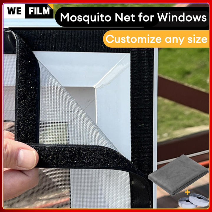 WEFILM Mosquito Net for Window Mosquito Window Screen DIY Cut Gauze ...