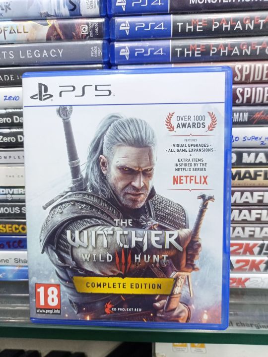 Playstation 5 dvd The Witcher 3 wild hunt PS5 Game Witcher 3 complete edition | Daraz.pk