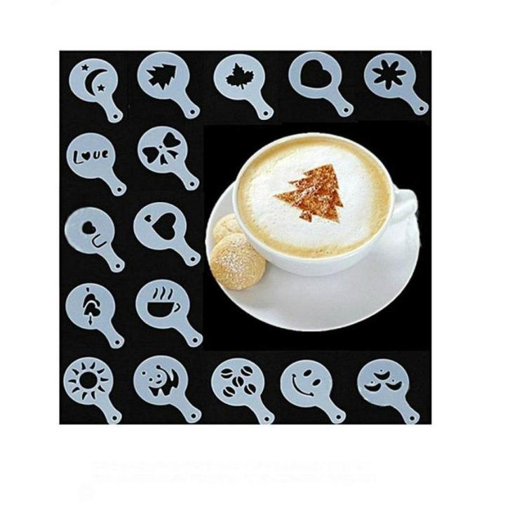 Pack Of 6 Coffee Art Stencil - Random Design | Daraz.pk