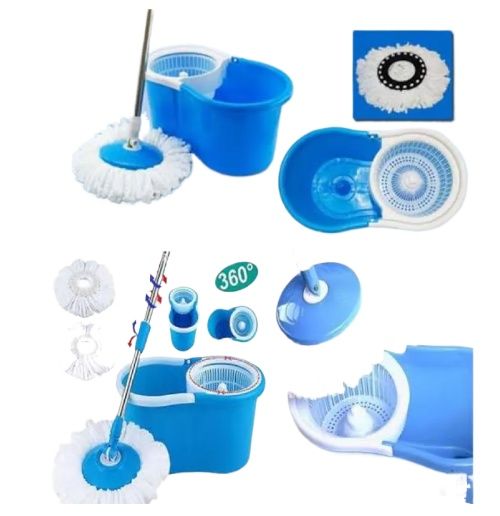 NEW SYTLISH ROYAL SPIN MOP PLASTIC SPINNER WITH TWO MOP HEAD | Daraz.pk