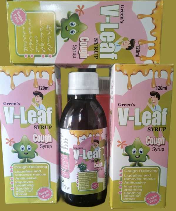 Iv Leaf V-Leaf Cough Syp 120ml Sugar free | Daraz.pk