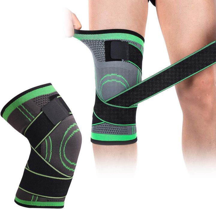 Adjustable 3D Knee Support 1 Piece for Men & Women | Pressure Weaving ...