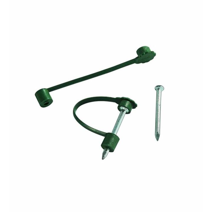Gardman Hammer In Stem Fix with Head Nail Loop Clip 10 Stems Pack (Made ...