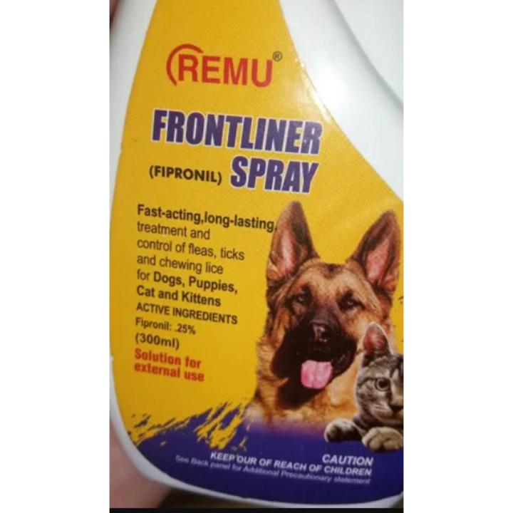 Remu Frontliner Cat & Dog Spray for Tick and Flea Spray - 300 ml | Daraz.pk