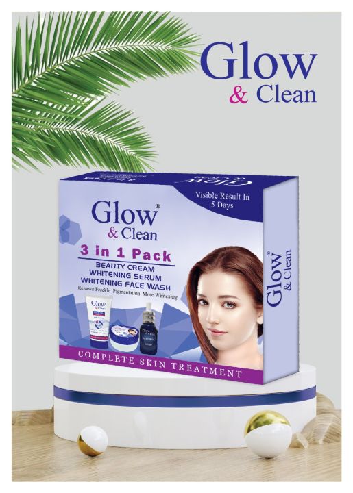 Glow and Clean 3 in 1 Beauty Kit | Glow & Clean | Brightening Glow Kit ...