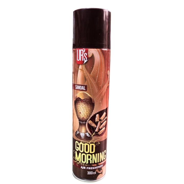 Good Morning Air Freshner (Sandal Fragrance) Long Lasting Room Spray ...