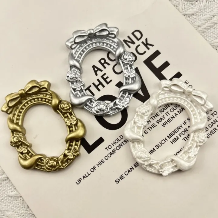RHS Online 3PCS Elliptical Bow Resin Retro Photo Frames Junk Journal ...