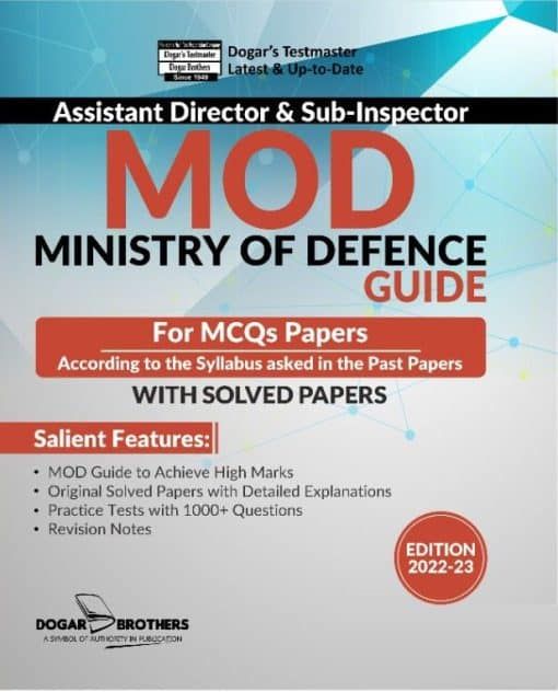 Assistant Director & Sub-Inspector (MOD) Guide for MCQs Paper | Daraz.pk