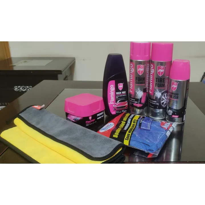 Flamingo All in One Car Revamp Kit | Car Care Kil | Bundle 7 in 1 ...