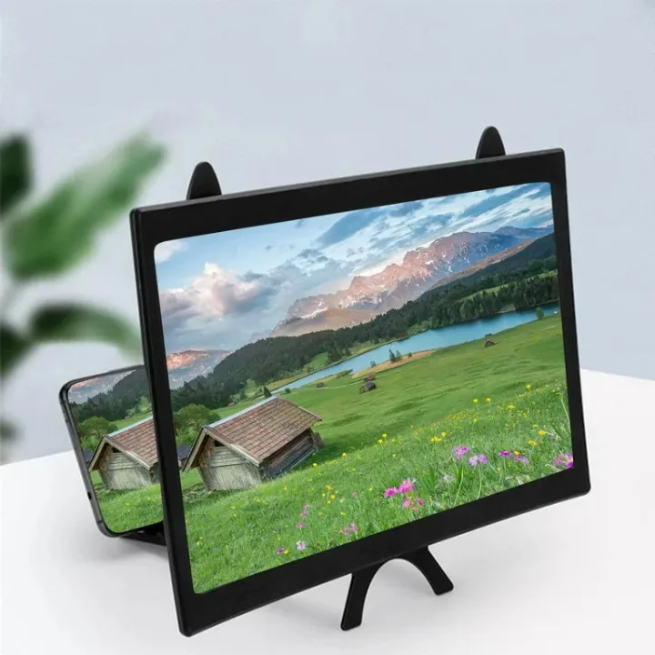 Upto 12 inch Mobile Phone Video Amplifier Enlarged Screen Magnifier ...