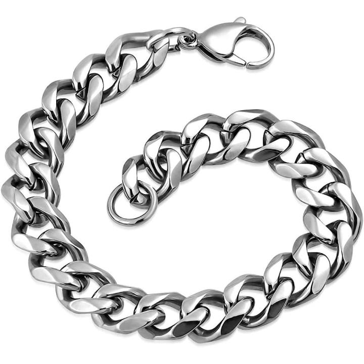 high quality imported silver stainless steel hand chain bracelet for ...