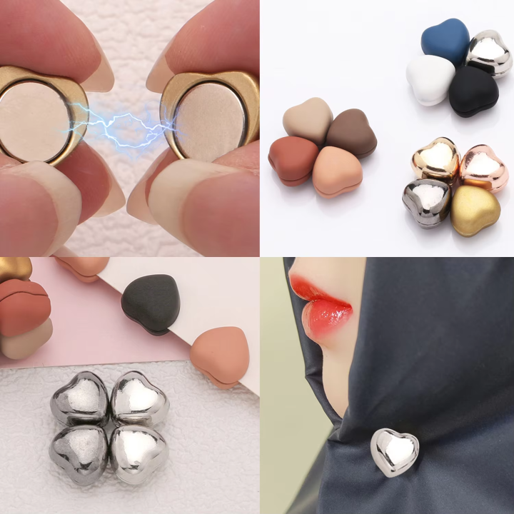 Hijab & Scarf Magnets – Multi-Design Scarf Magnets, Pinless Magnetic ...