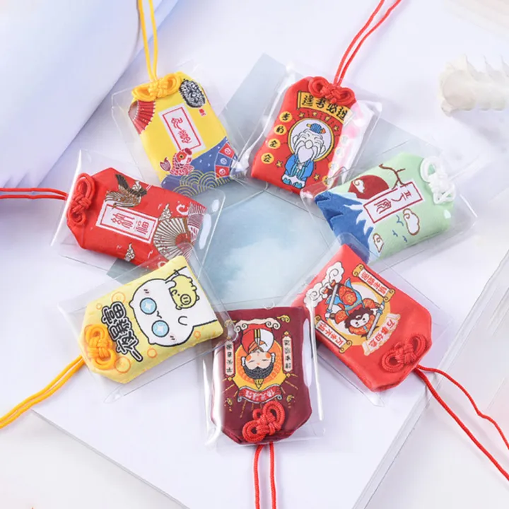 Japanese Omamori Red Sutekina Wish Charm for for Love Success Wealth Safety and Health Japanese ...