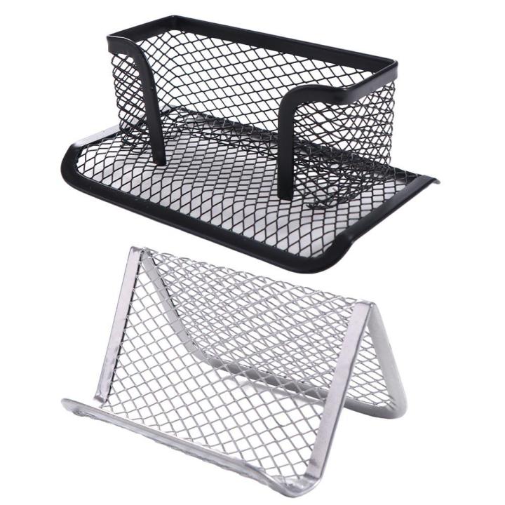 Card Stand Minimalist Display Bracket Mesh Card Metal Holder Portable ...