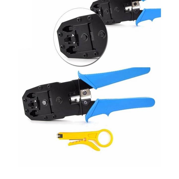 Multifunctional Network Crimping Tool cable crimper with Stripperings ...