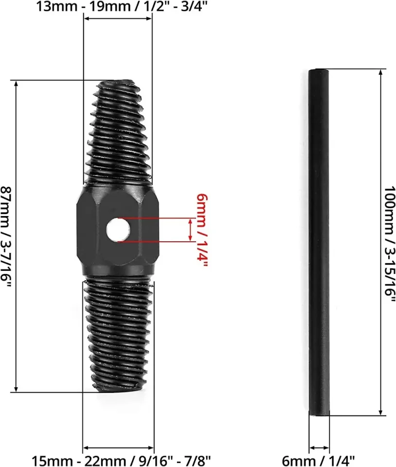 Broken Pipe Thread And Screw Extractor Tool Kit Semboh Broken Pipe ...