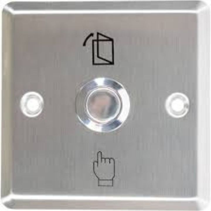 Stainless Steel Wall-Mount Exit Button | Push Door Release Switch for ...