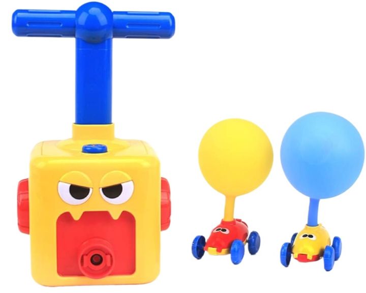Power Balloon Car Toy for Kids, Children Inertial Balloon Powered Car ...