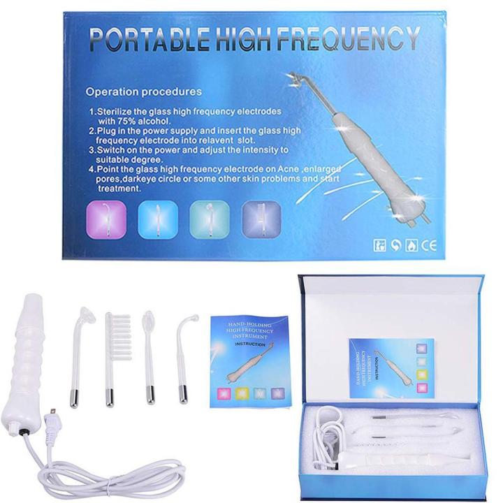 High Frequency Machine, Portable Handheld High Frequency Facial Wand ...