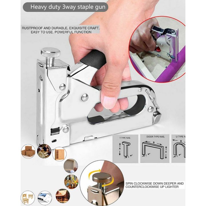 3 in 1 Heavy Duty Hand Staple For Multi Purpose Grade Assorted With ...