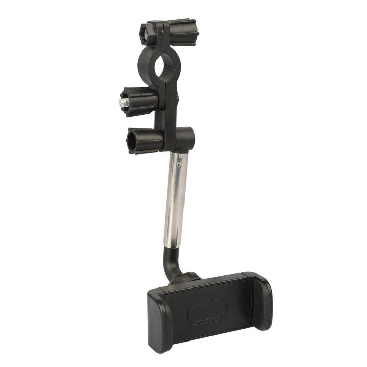 360 Degrees Rotating Phone Holder for Car Rearview Mirror Cylindrical ...