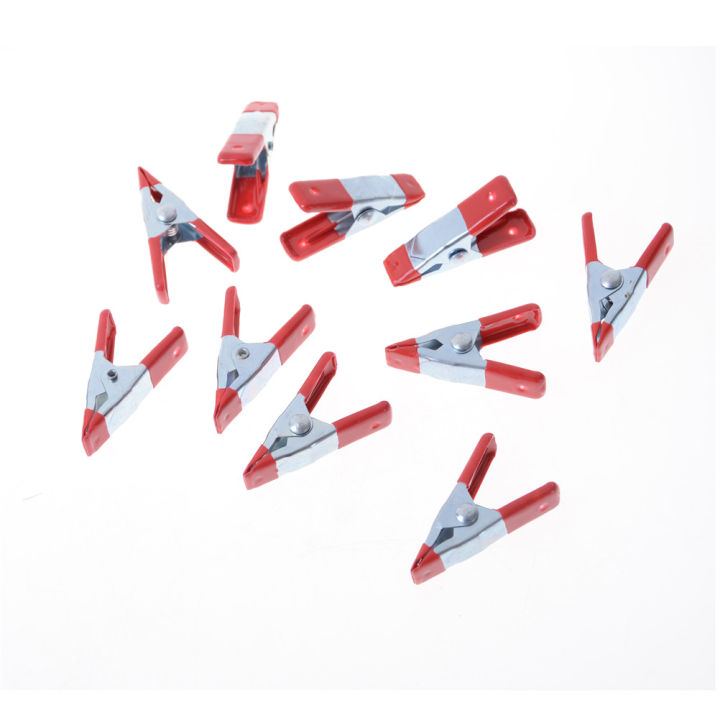 10pcs Metal Spring Clamps 2" Clip Soft Plastic Tips Grip Photos Craft ...