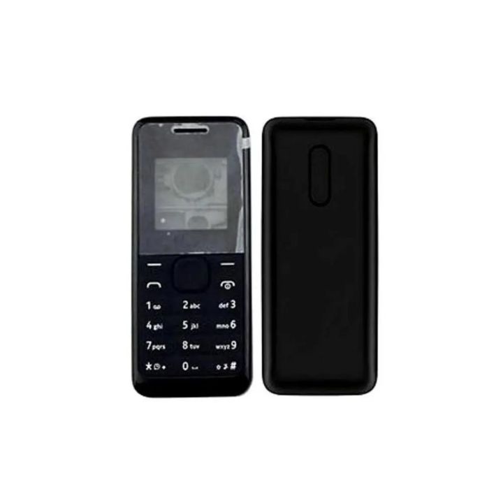 Nokia 107 Complete Body (Black) Full Phone Housing Replacement Kit ...