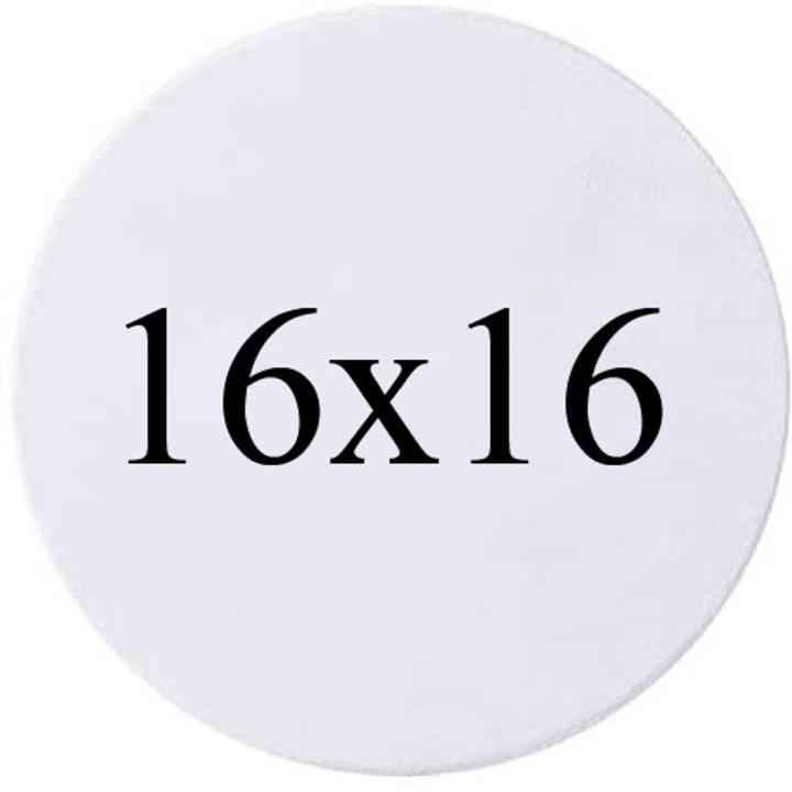 Round Stretched Artist Canvas 16"x 16" inch | Daraz.pk
