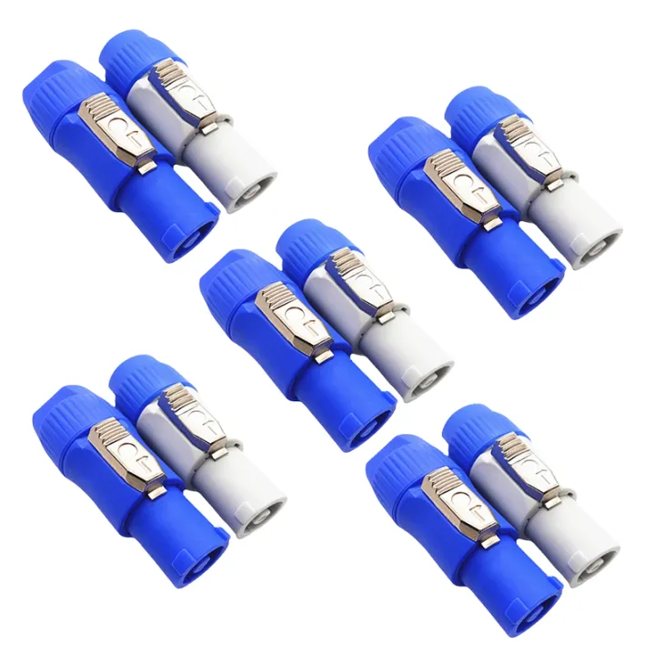 1/5/10pcs 3 Pin Ac Powercon Connector Male Plug Nac3fca Nac3fcb Ac ...