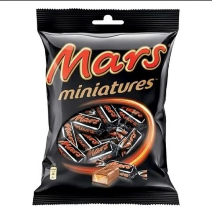 MARS CHOCOLATE MINIATURES PACKET 150 GM (𝐢𝐦𝐩𝐨𝐫𝐭𝐞𝐝 & 𝐨𝐫𝐢𝐠𝐧𝐚𝐥) | Daraz.pk
