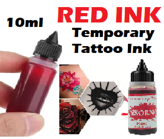 Long Lasting Semi Temporary Tattoo Ink Temporary Tattoo Ink 10ml | Daraz.pk