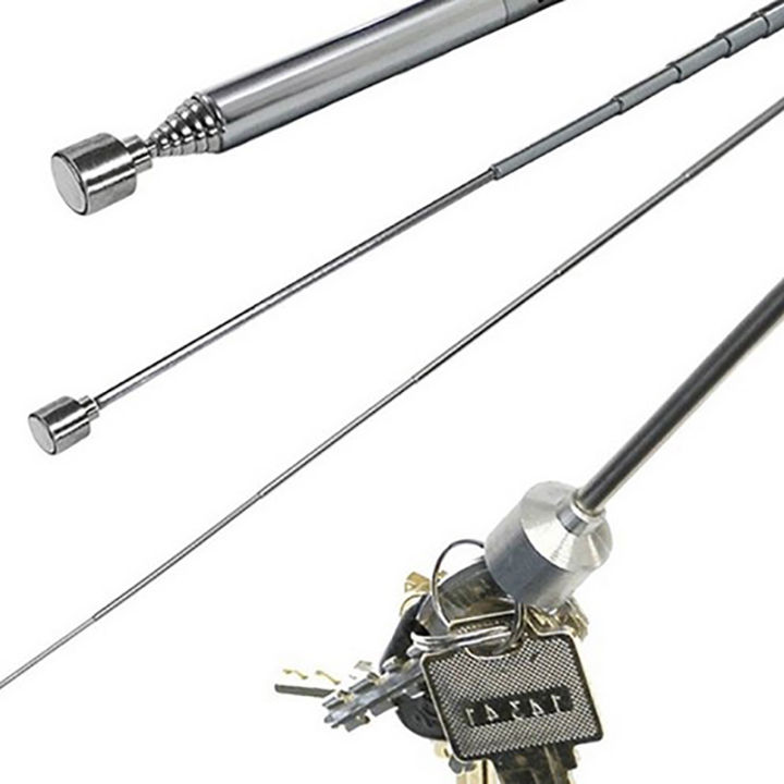 Portable Telescopic Magnetic Long Pen Pick Up Rod Tool Extending Stick ...