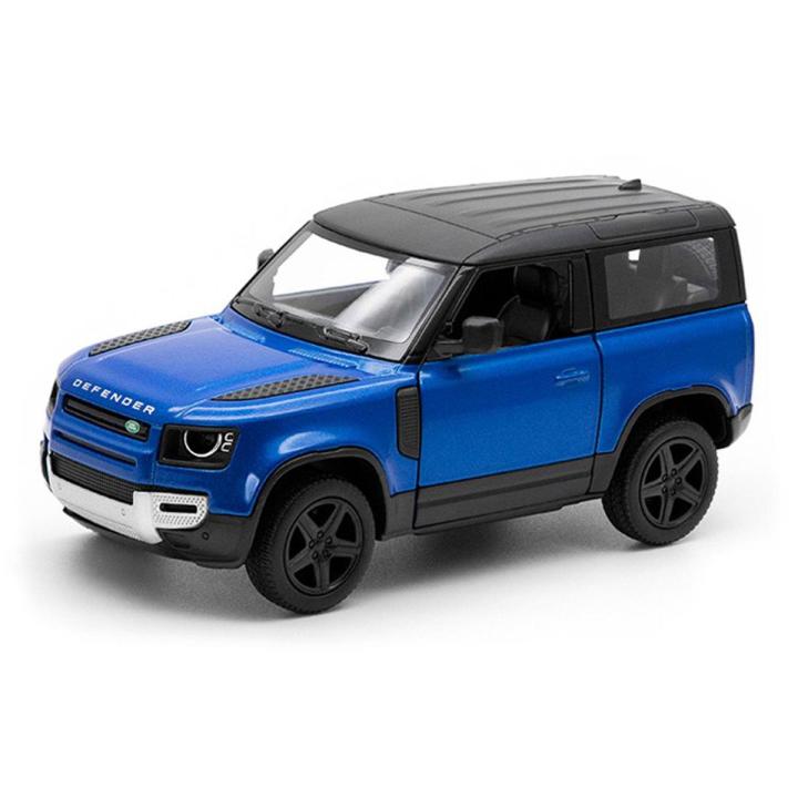 Land Rover Defender 90, Black - Kinsmart 5428D - 1/36 scale Diecast ...