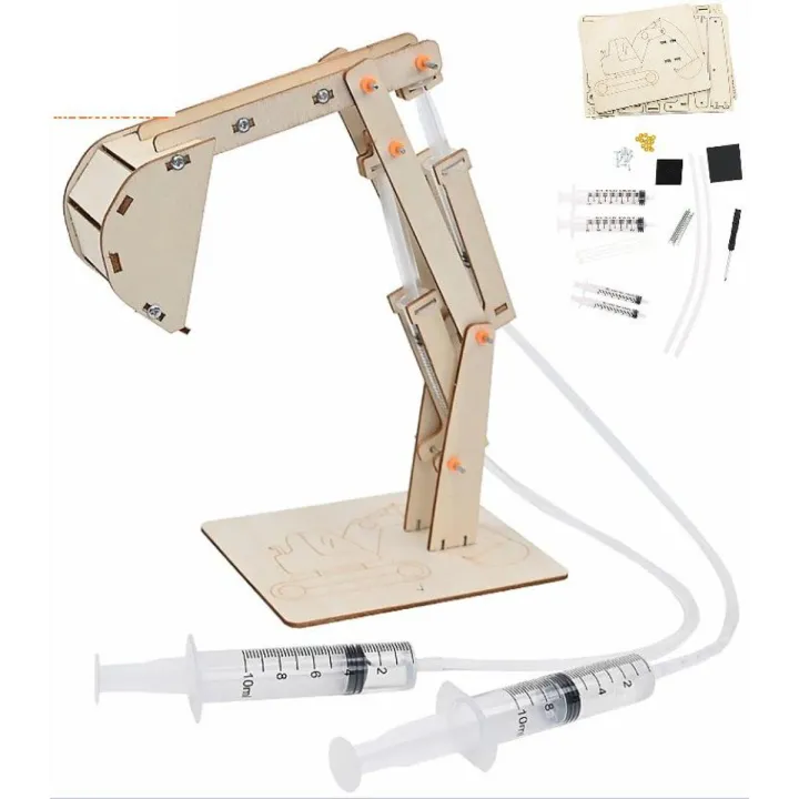 STEM Hydraulic excavator elementary school students science and ...