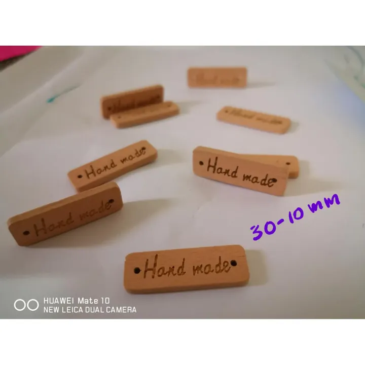 Beautiful design,Hand made written Wooden Buttons for girls/ladies ...