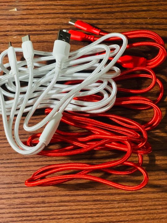 3 meter long 3in1 USB C to USB C Cable 60W/3A Type C PD Fast Charging ...