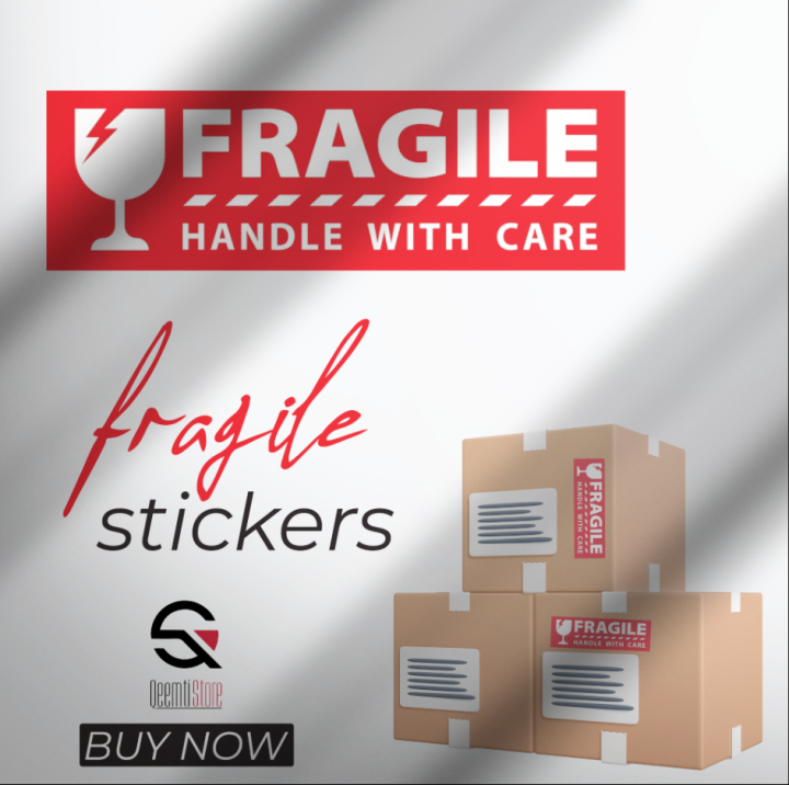 Fragile Stickers Handle With Care Stickets For Sensitive Products pack ...