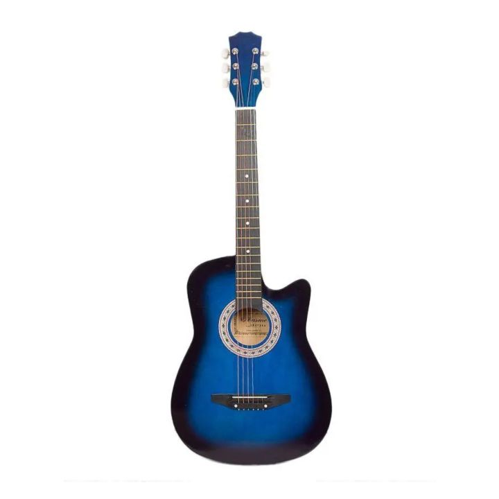 39" Acoustic Guitar - Blue Burst | Daraz.pk