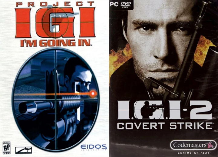 2 Old Famous Computer Games In 1 DVD ( Project IGI-1 & Project IGI-2) - All Time Favourite Games ...