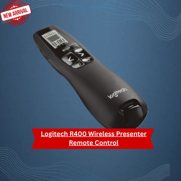 Logitech R400 Laser Presentation Remote Clicker | Dual Connectivity ...