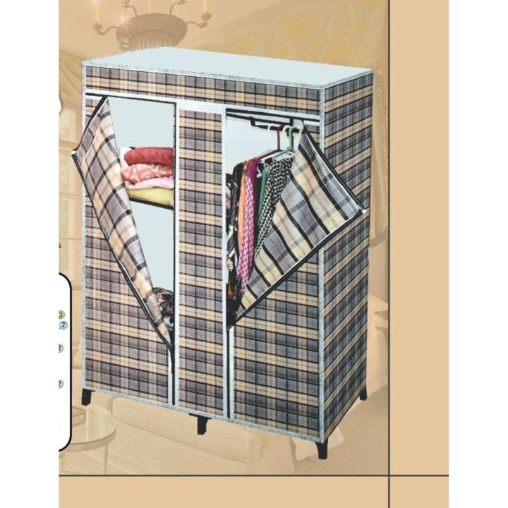 2 door parachute cover cupboard (portable and foldable) | Daraz.pk