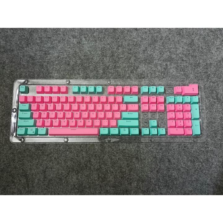 New ABS 104 personalized word transparent DIY double color matching key ...