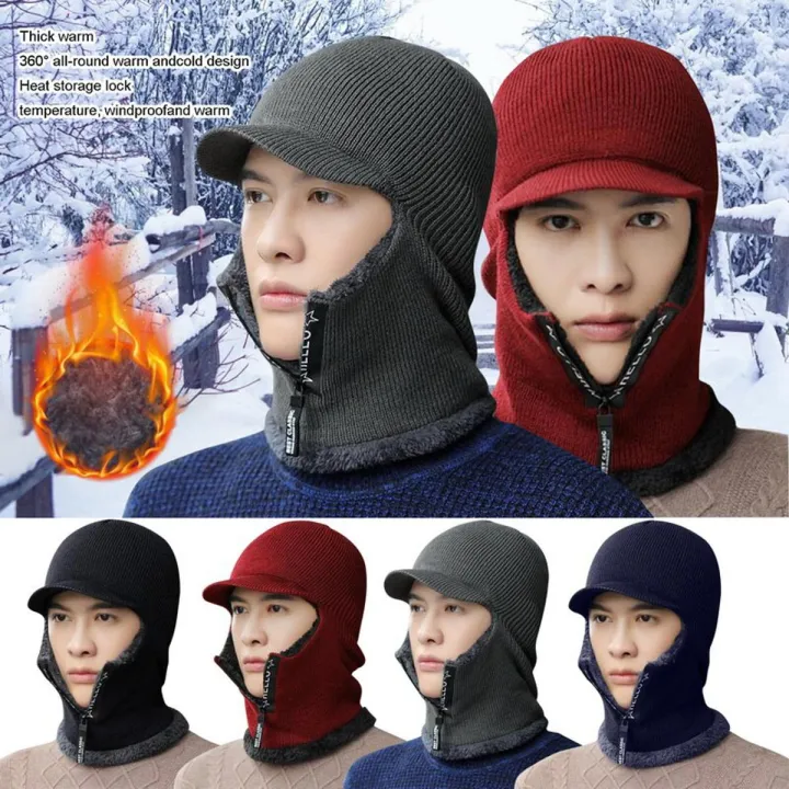 Winter Hat Skullies Beanies Hats Winter Beanies for Men Women Wool ...