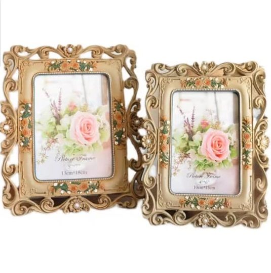 1 Piece Golden Retro Photo Frame Nail Art Jewelry Decoration Home ...