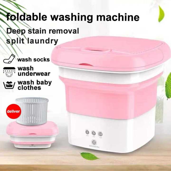 Portable Mini Folding Washing Machine, travel camping washing machine ...